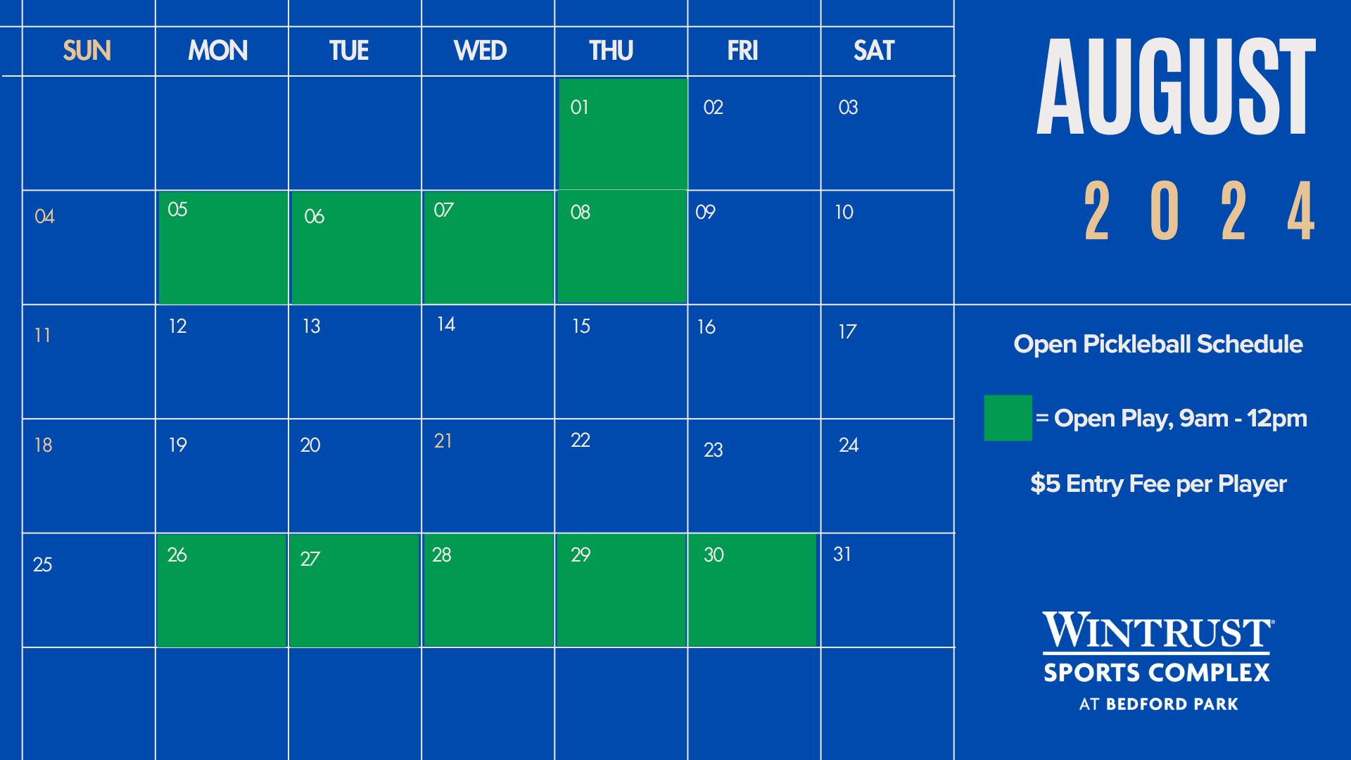 Sports - Wintrust Sports Complex